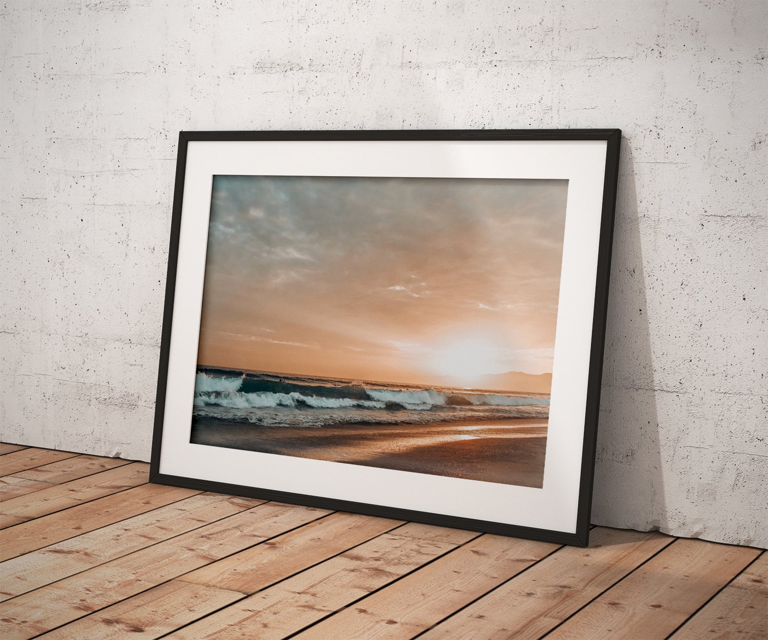 Beach Sunset Print, Sunset Poster Print, Sunrise Beach Print, Beach ...