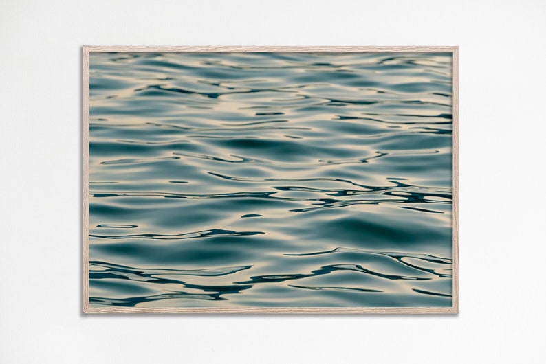 Water Reflection Ripples Photo, Water Surface Wall Art Printable Water ...