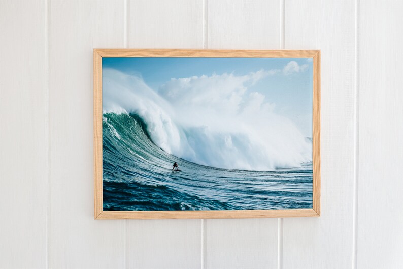Surf Art Print Surfer Poster Ocean Waves Surf Print - Etsy