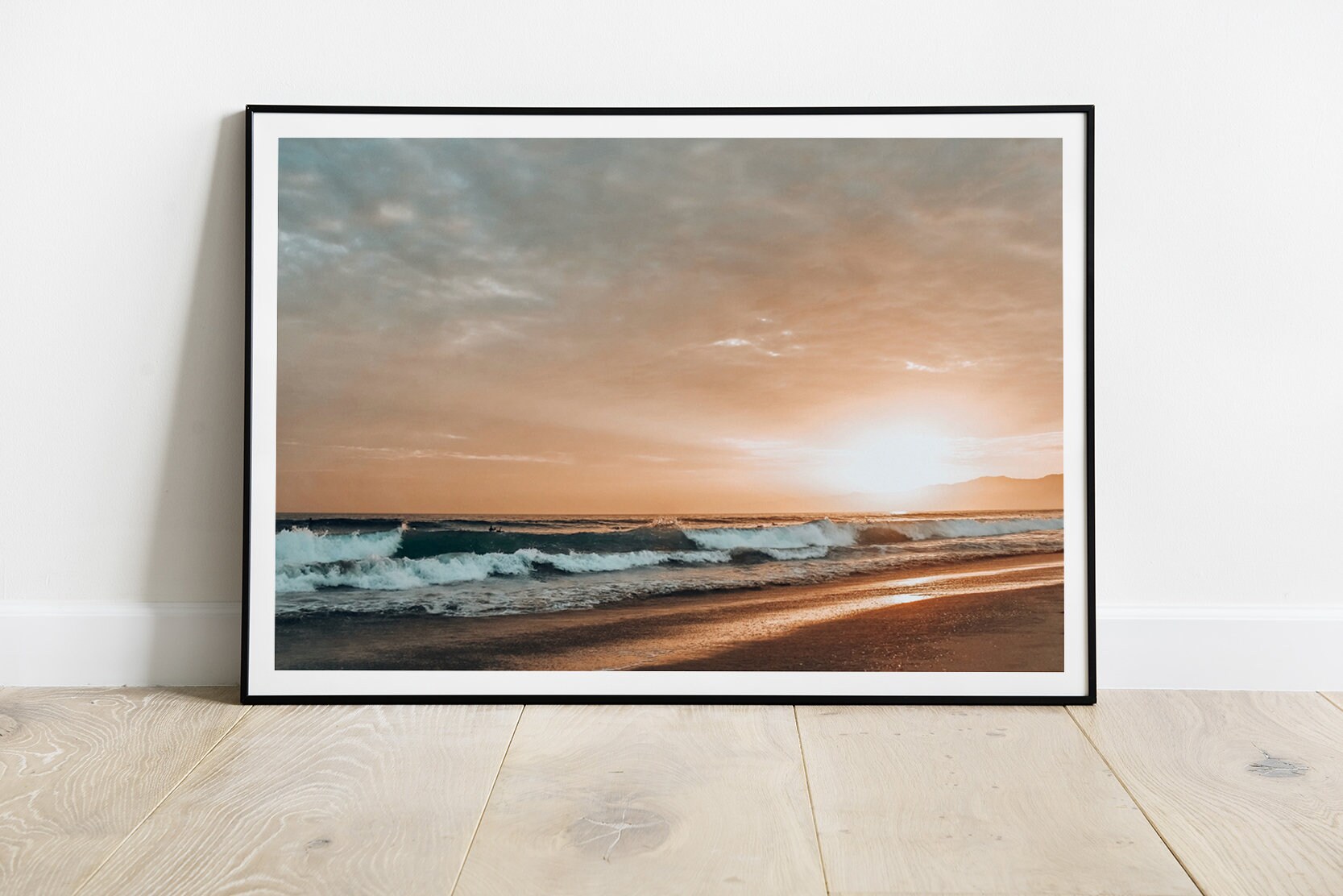 Beach Sunset Print, Sunset Poster Print, Sunrise Beach Print, Beach ...