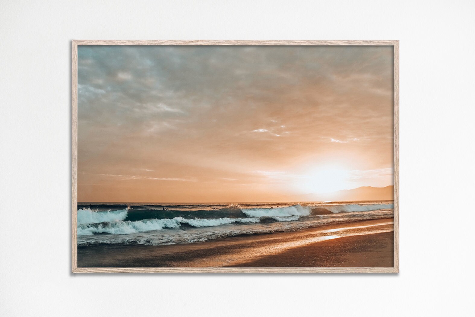 Beach Sunset Print, Sunset Poster Print, Sunrise Beach Print, Beach ...
