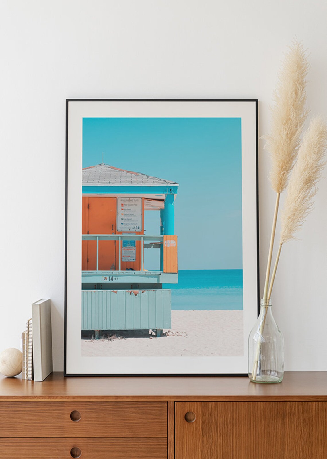 Colorful Lifeguard Tower Print, Beach Wall Art, Lifeguard Photo, Beach ...