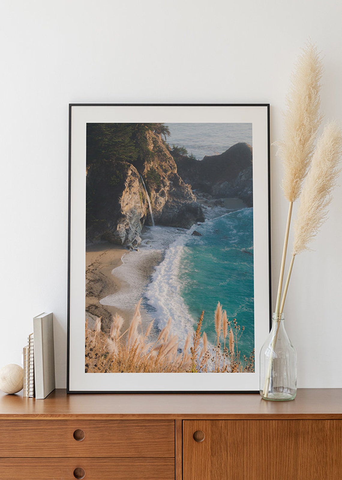 California Art Print Travel Poster Big Sur California Nature - Etsy