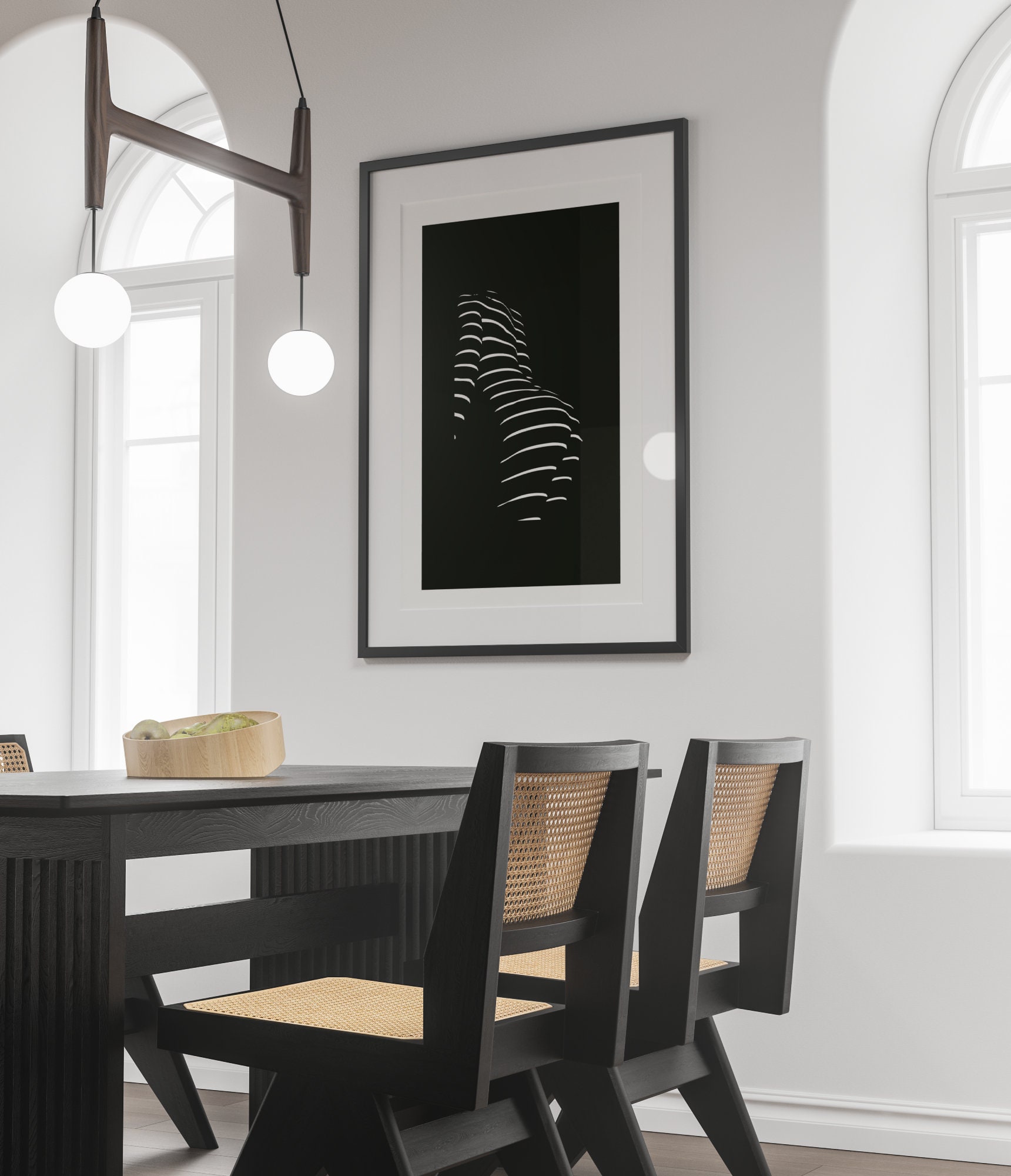 Sensual Body Print Woman Body Shape Abstract Female Body - Etsy