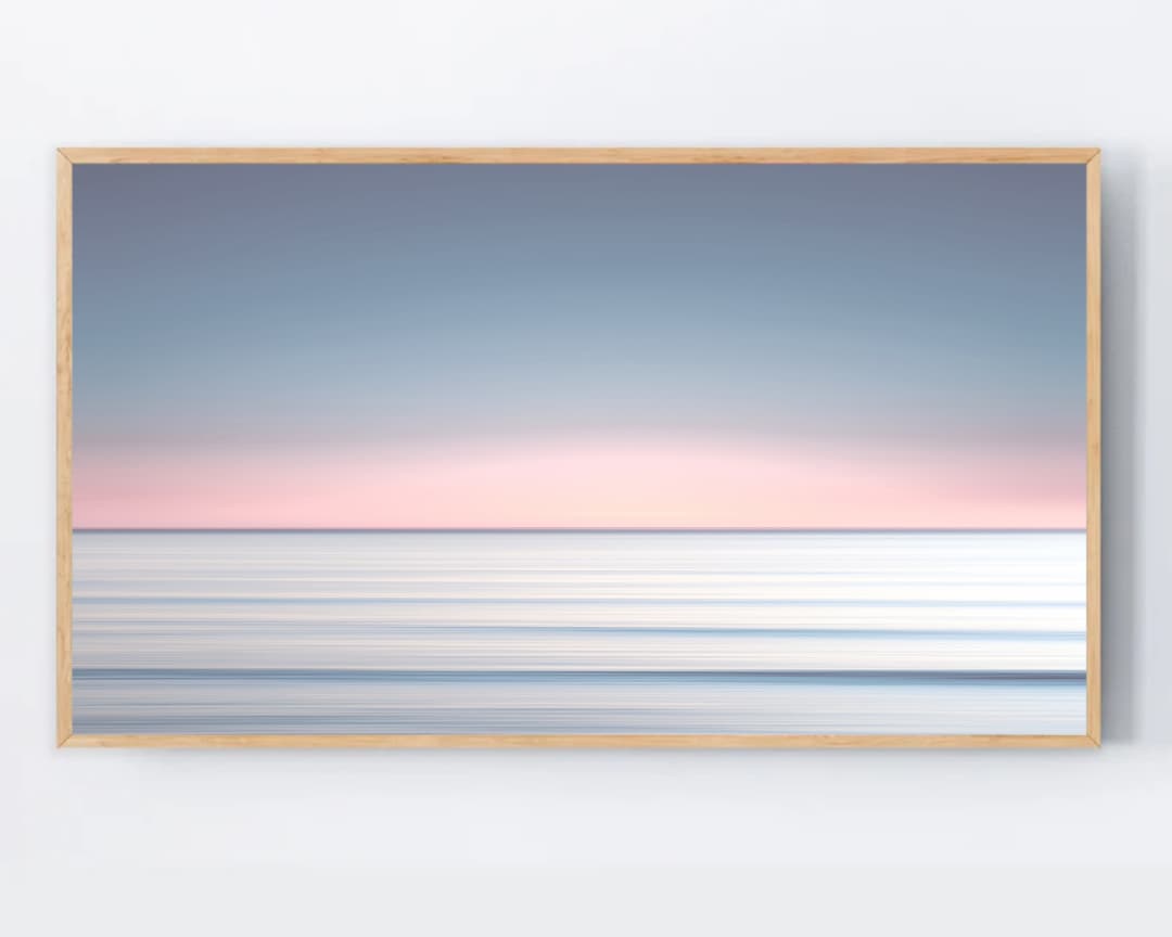 Samsung Frame TV Pastel Abstract Landscape, Frame TV Soft Pastel ...
