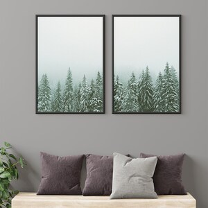 Winter Photography, Split Panels Wall Art, Winter Wonderland ...