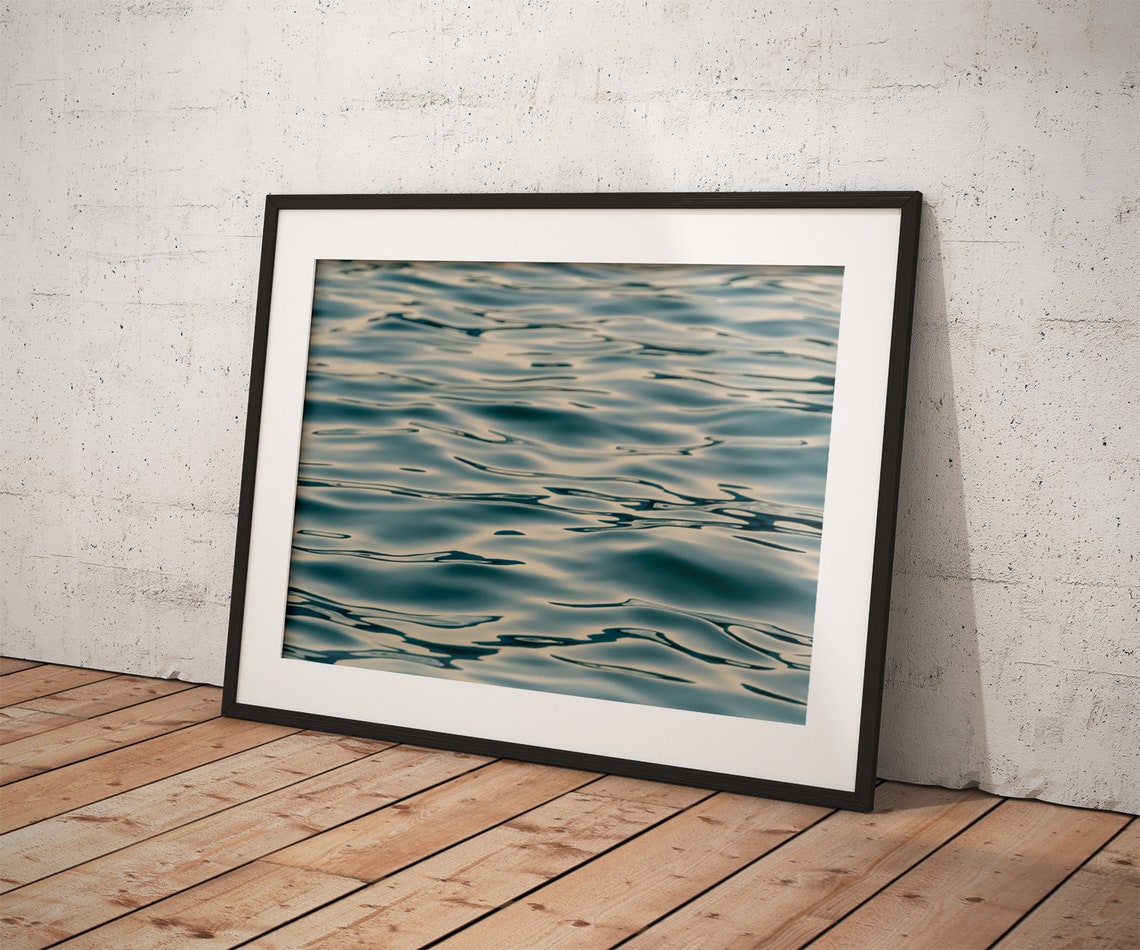 Water Reflection Ripples Photo Water Surface Wall Art - Etsy