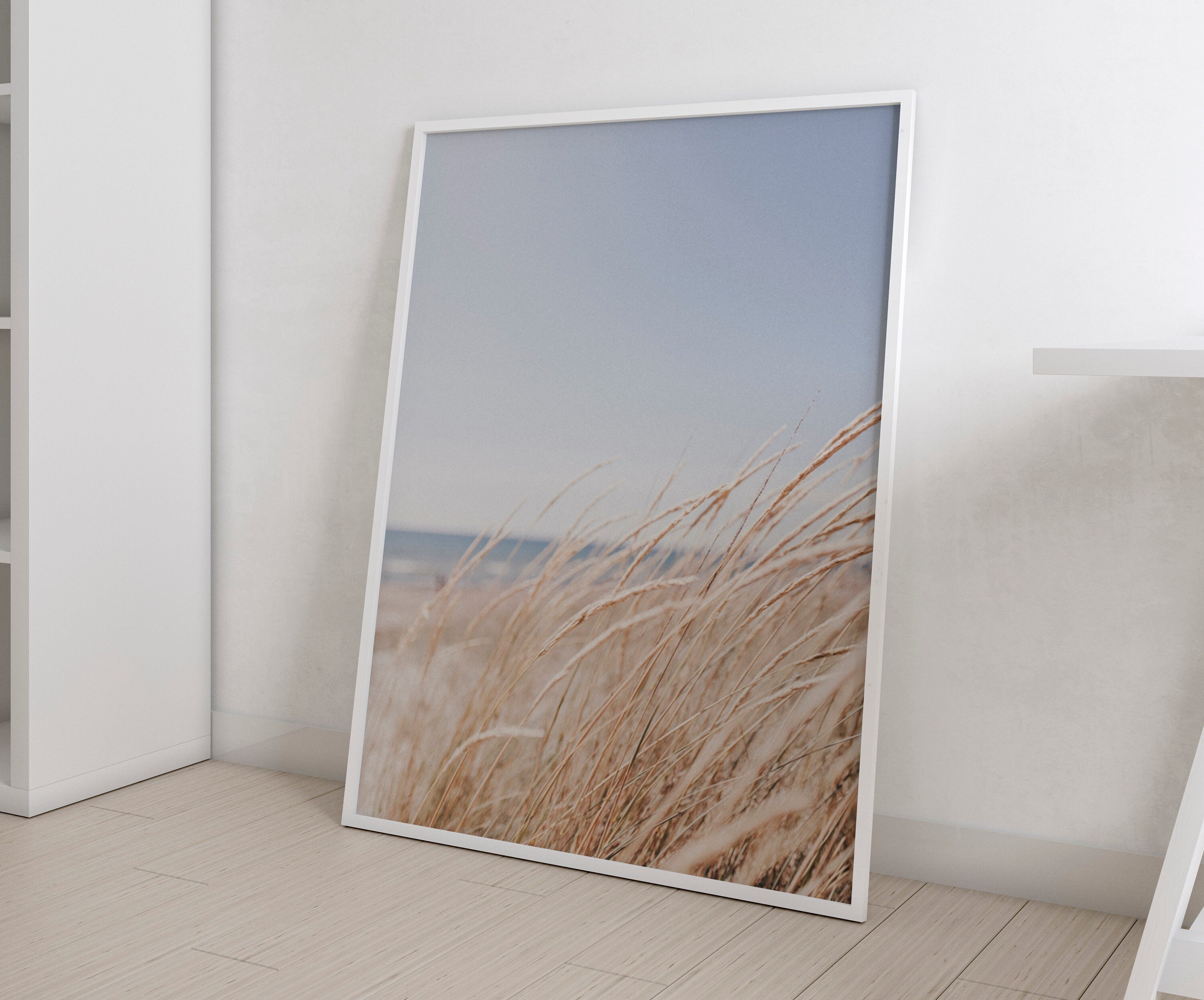 Neutral Beach House Decor, Neutral Tones Pampas Grass Print, Printable ...