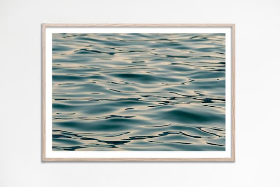 Water Reflection Ripples Photo Water Surface Wall Art - Etsy