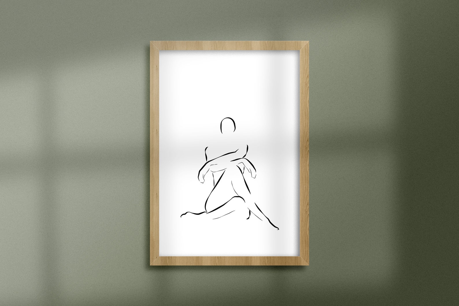 Aesthetic Poster, Body Outline, Line Art Body Drawing Printable Wall ...
