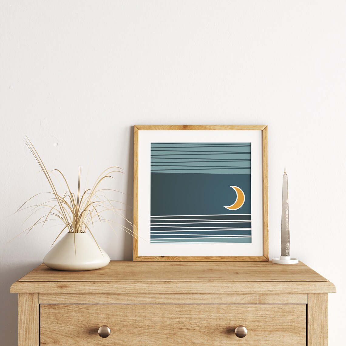 Set of 2 Sun and Moon Posters Sun Moon Print Set Boho Sun - Etsy