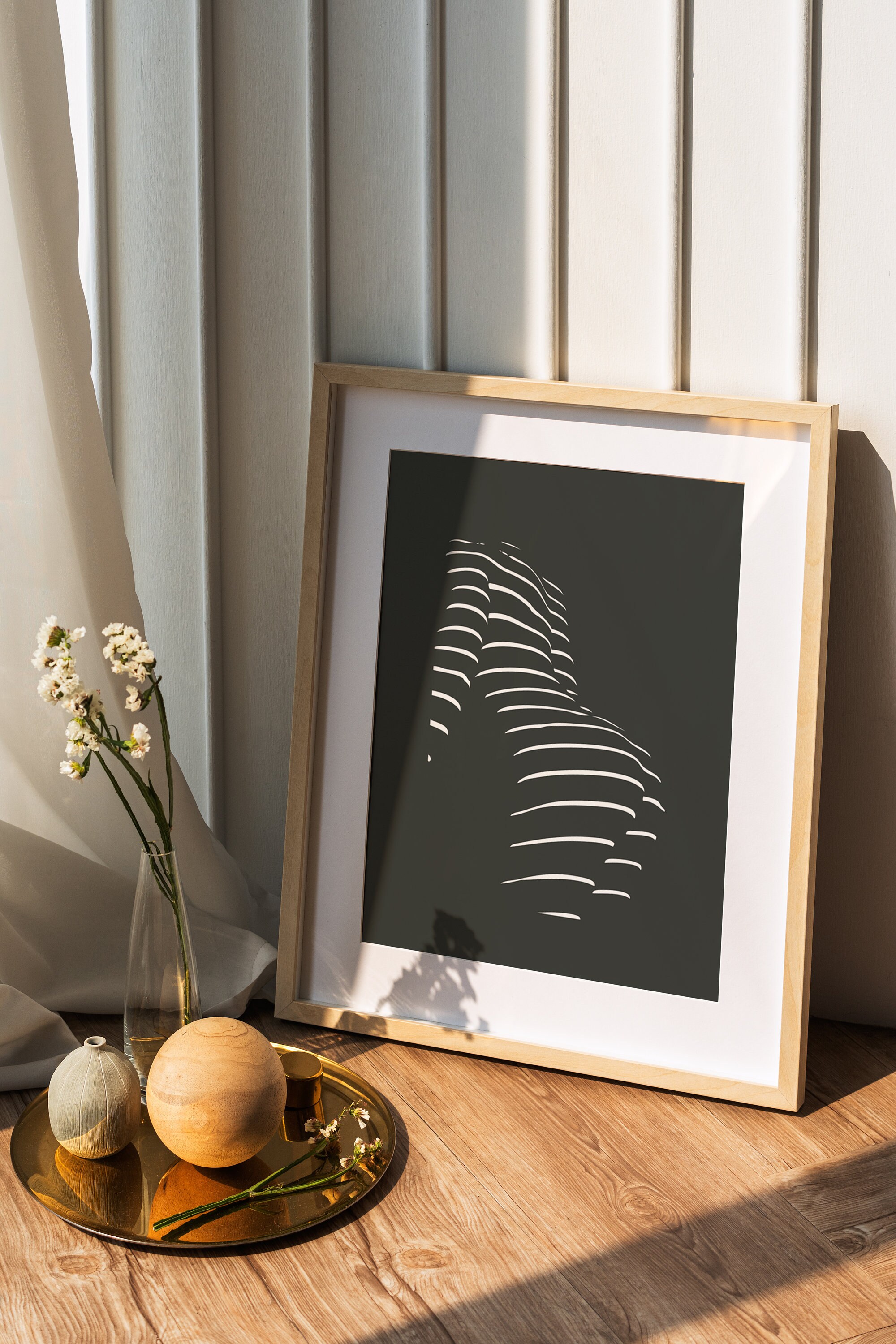 Sensual Body Print Woman Body Shape Abstract Female Body - Etsy