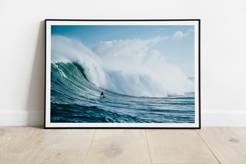 Surf Art Print Surfer Poster Ocean Waves Surf Print - Etsy