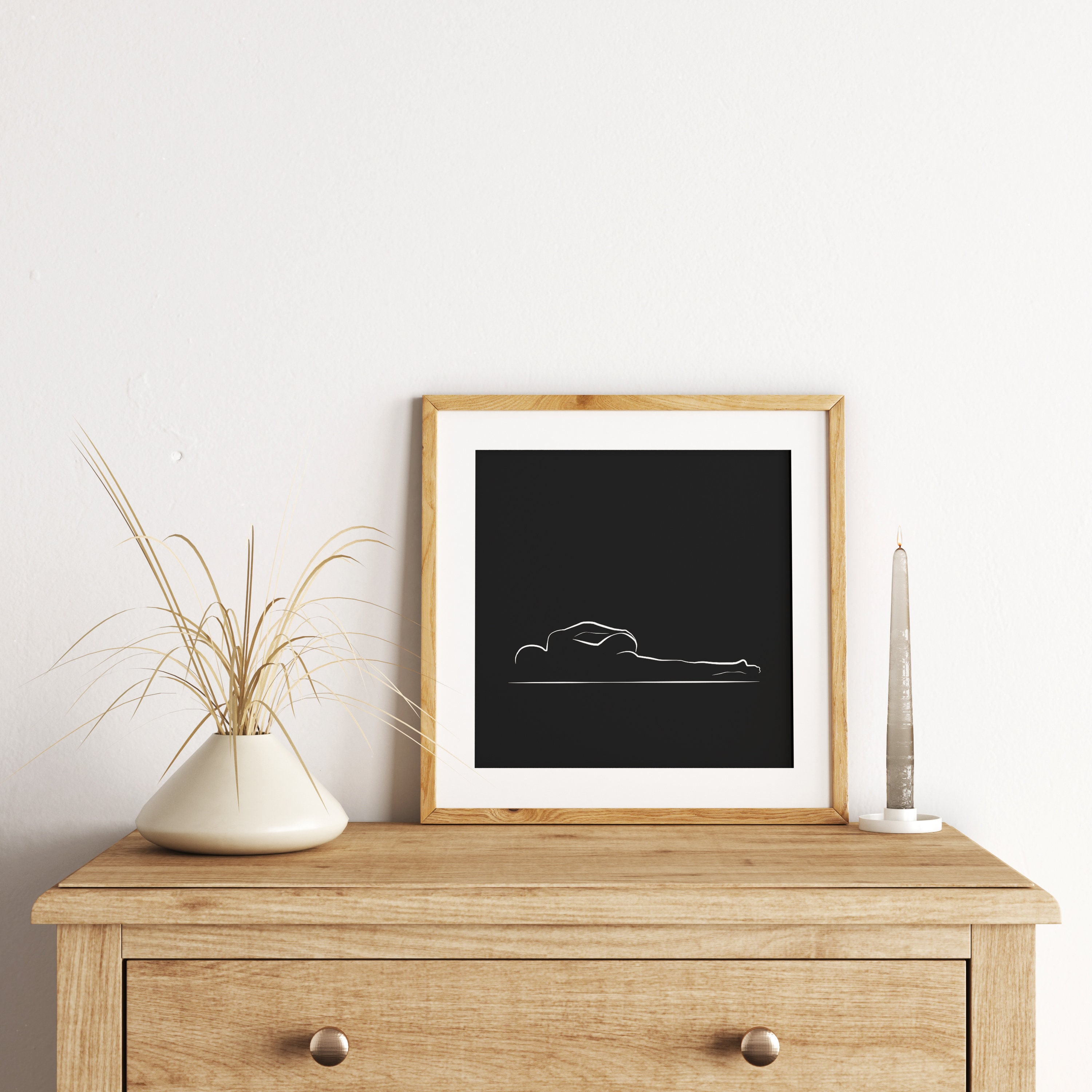 Erotic Nude Print Body Outline Body Contour Line Art - Etsy