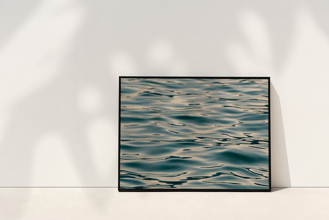 Water Reflection Ripples Photo Water Surface Wall Art - Etsy