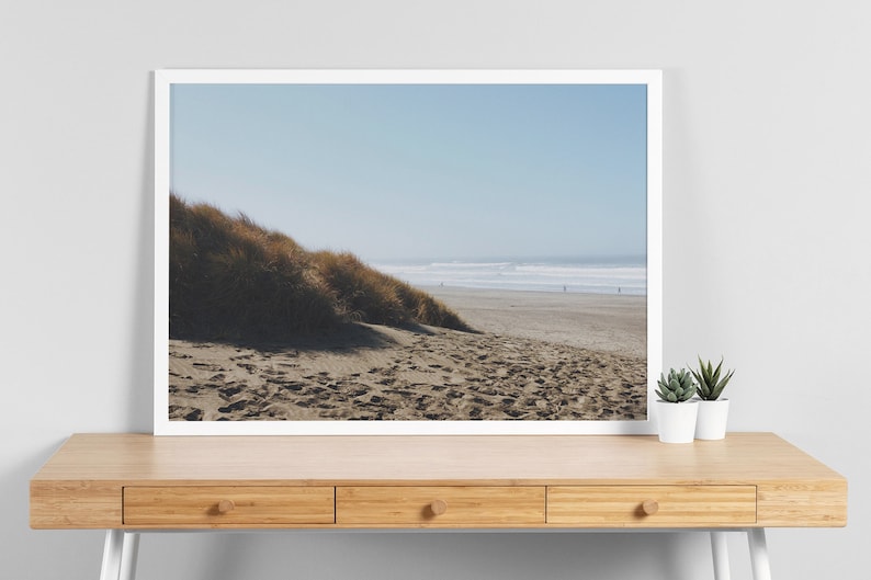 Neutral Coastal Art Soft Neutral Beach Print Sand Dunes - Etsy