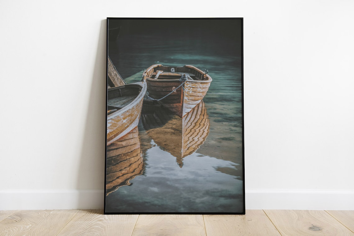Set of 6 Nature Prints Rustic Lake Printable Photography Lake - Etsy