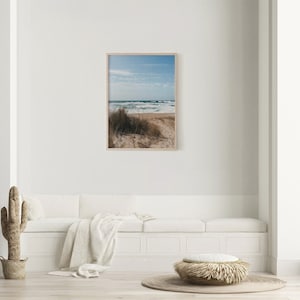 Neutral Beach Photography, Boho Coastal Poster, Neutral Beach Print ...