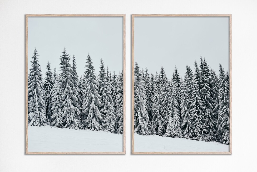 Winter Landscape Printable Wall Art, Winter Photography, Winter ...
