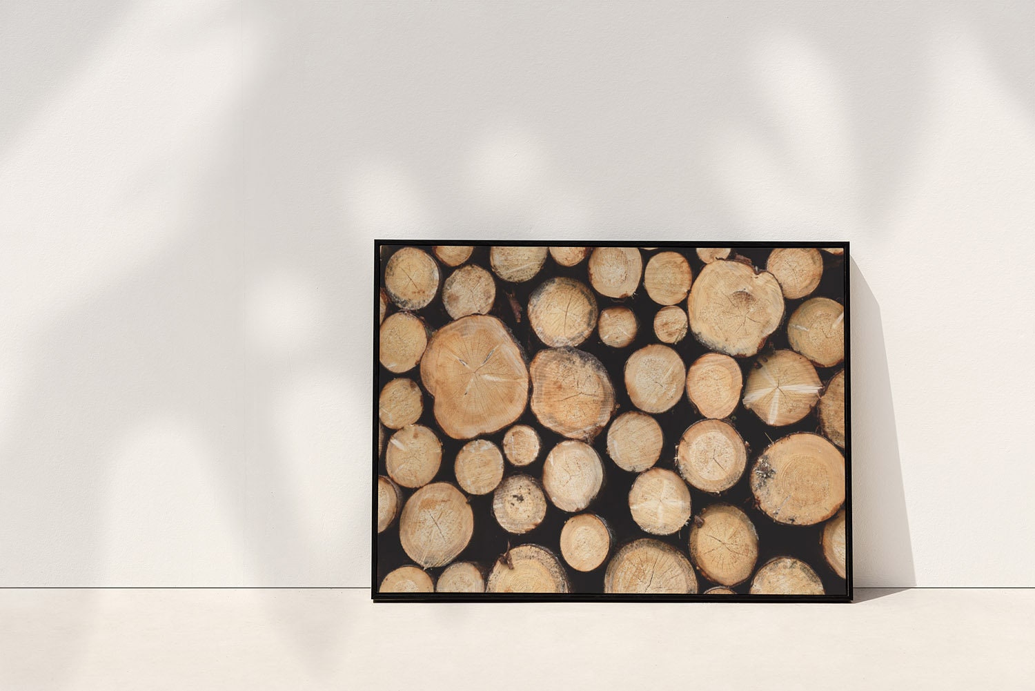 Wood Logs Photo Print Rustic Wood Print Wooden Log Pile - Etsy