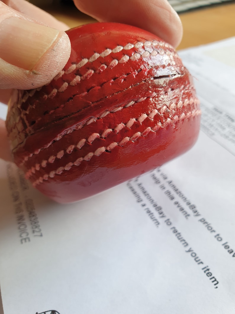 Cricket Ball Paperweight Keeps Your Desk Tidy Holds a Distinguished ...