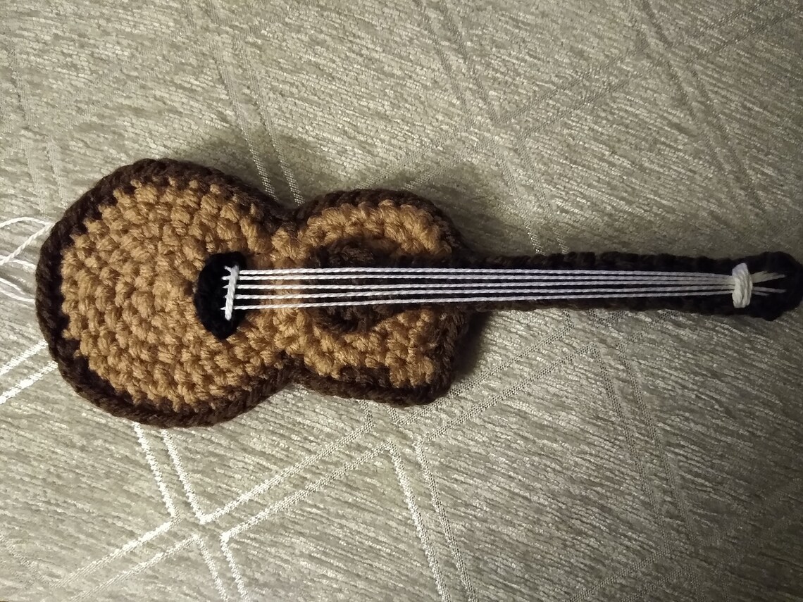 Acoustic Guitar Crochet -PATTERN ONLY- - Etsy