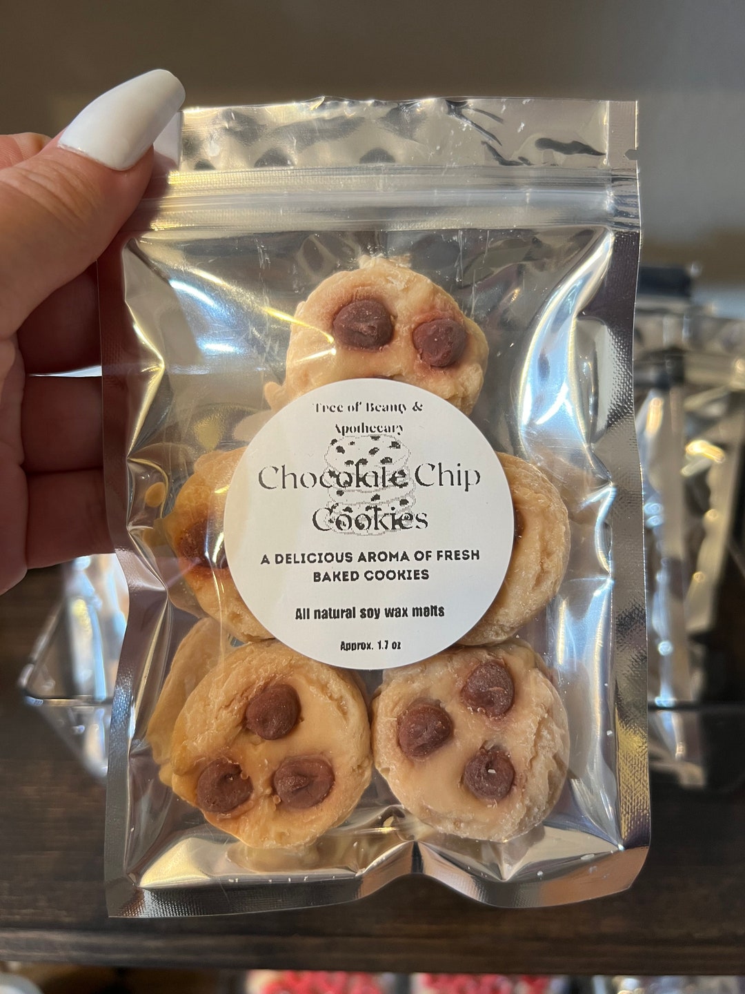 Chocolate Chip Mini Wax Melts, Bakery Scented Wax Melts, Food Shaped ...