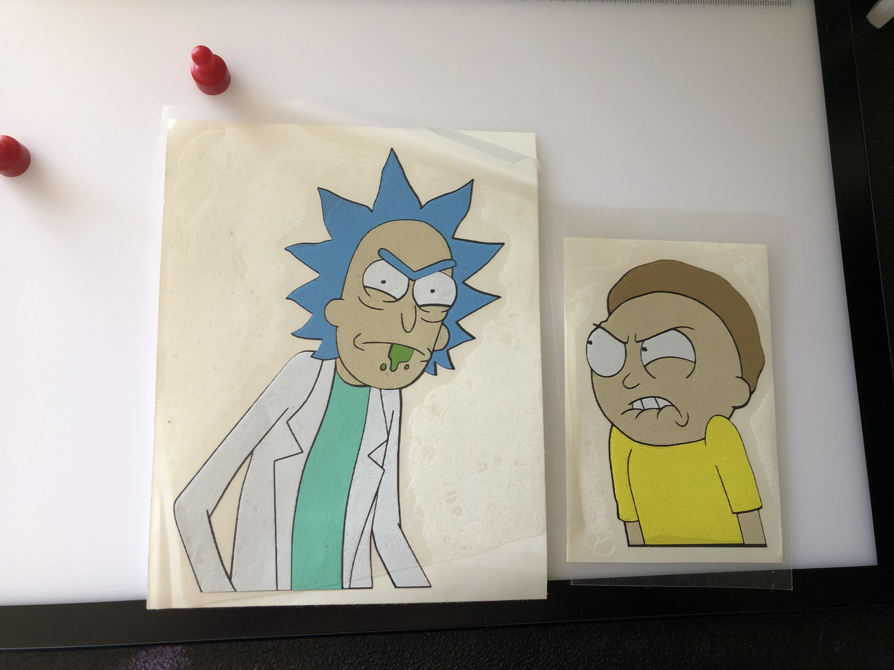 Angry Rick and Morty Vinyl Decal Set | Etsy
