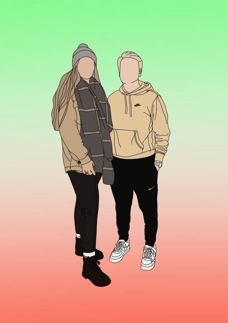 Outline Drawing | Outline Drawing | Outline Sketch - Etsy