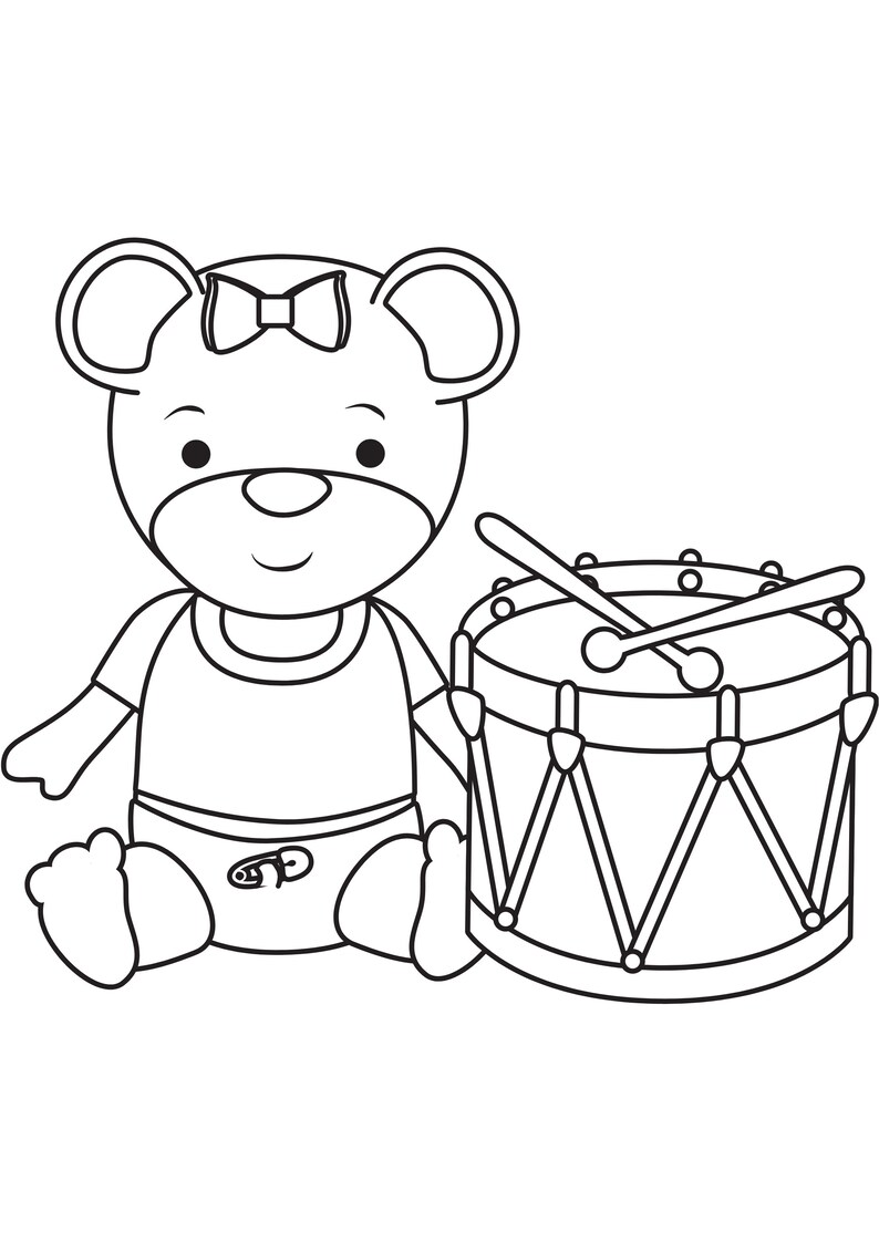 Coloring Book Pages Kids Coloring Pages 60 Pages Including First Page ...