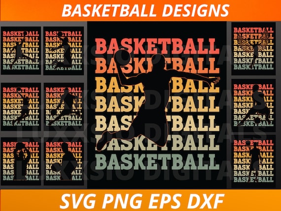 Basketball Svg Basketball Players Svg Basketball Design Svg | Etsy