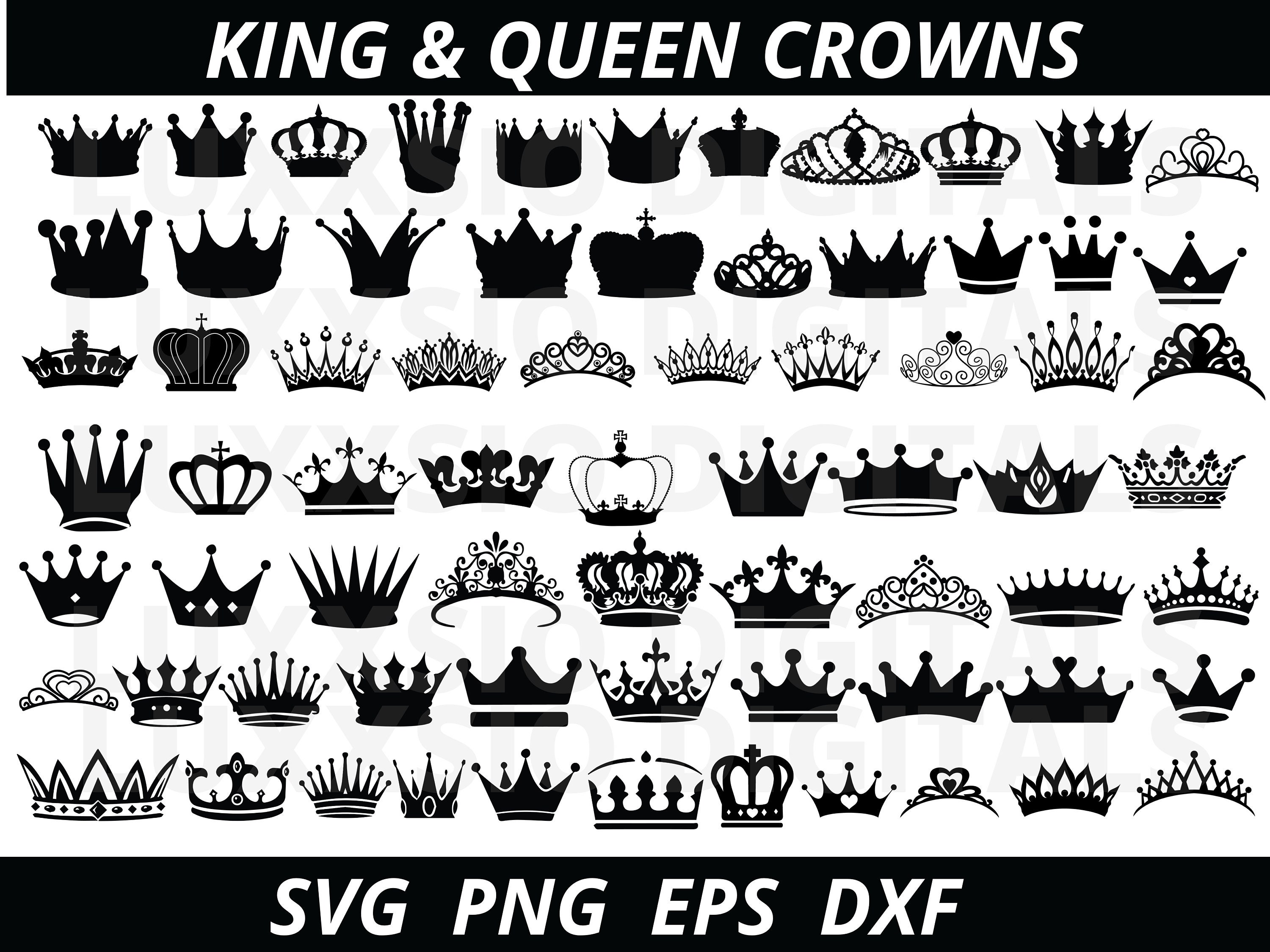 Crown Svg, Royal Crown Svg, King Crown Svg, Queen Crown Svg, Princess ...