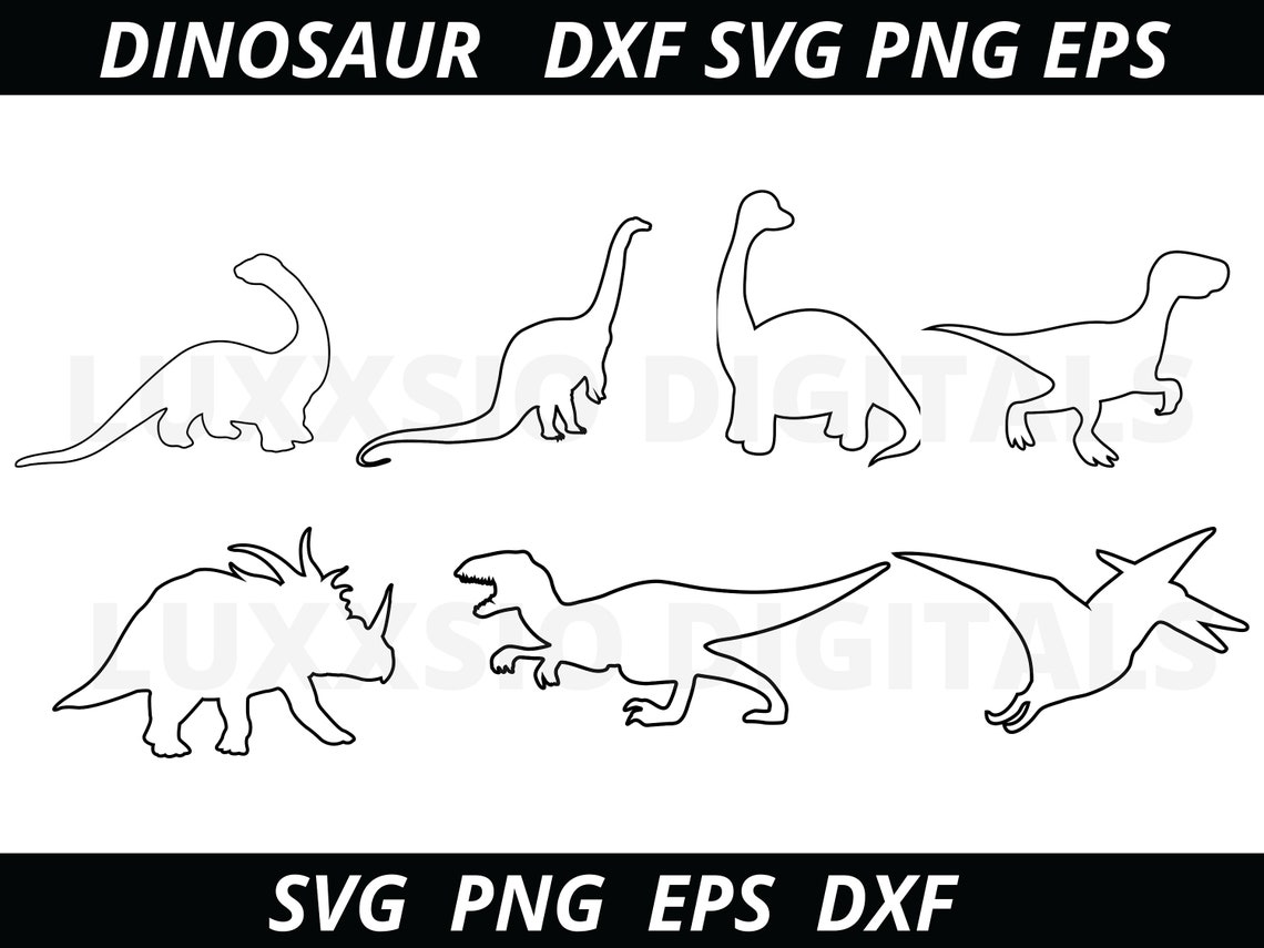 Dinosaur SVG, Dinosaur Silhouette, Dinosaur Cut Files, Dinosaur Cricut ...