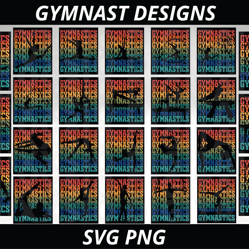 Gymnastics Svg - Etsy