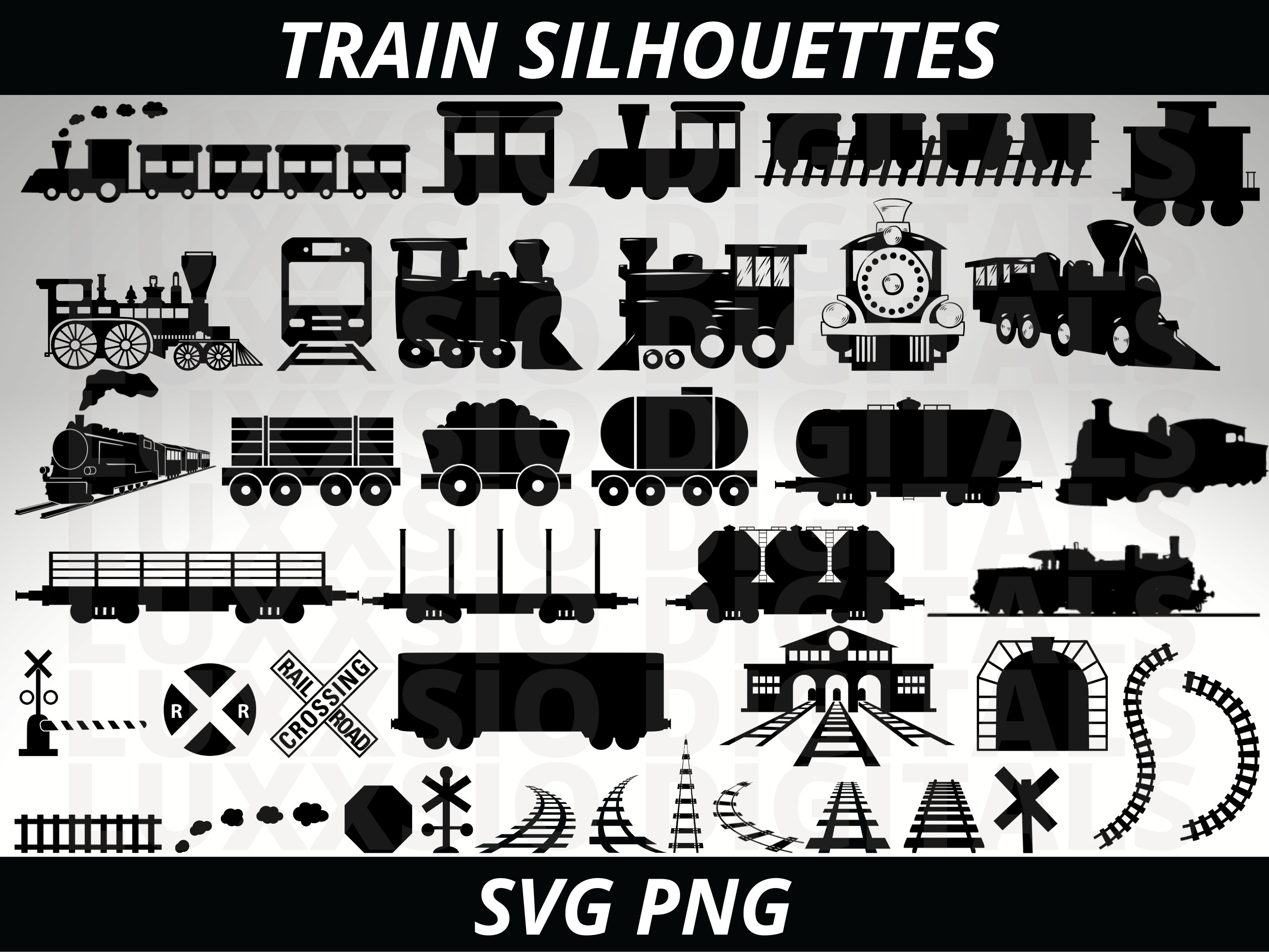 Train Svg Train Clipart Transportation Svg Train Png Steam Etsy Australia