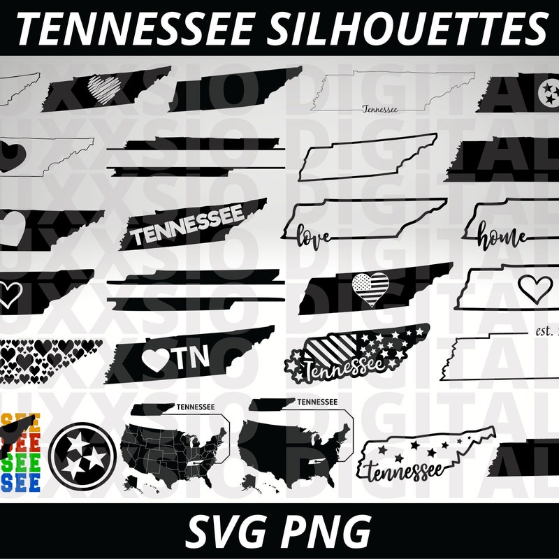 Tennessee Svg - Etsy