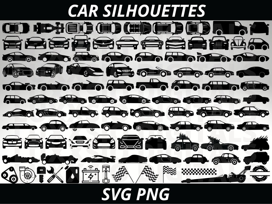 Car Svg, Race Car Svg, Classic Car Svg, Drag Racing Svg, Checkered Flag ...