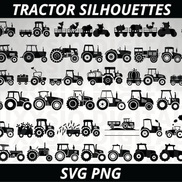 Tractor Svg - Etsy