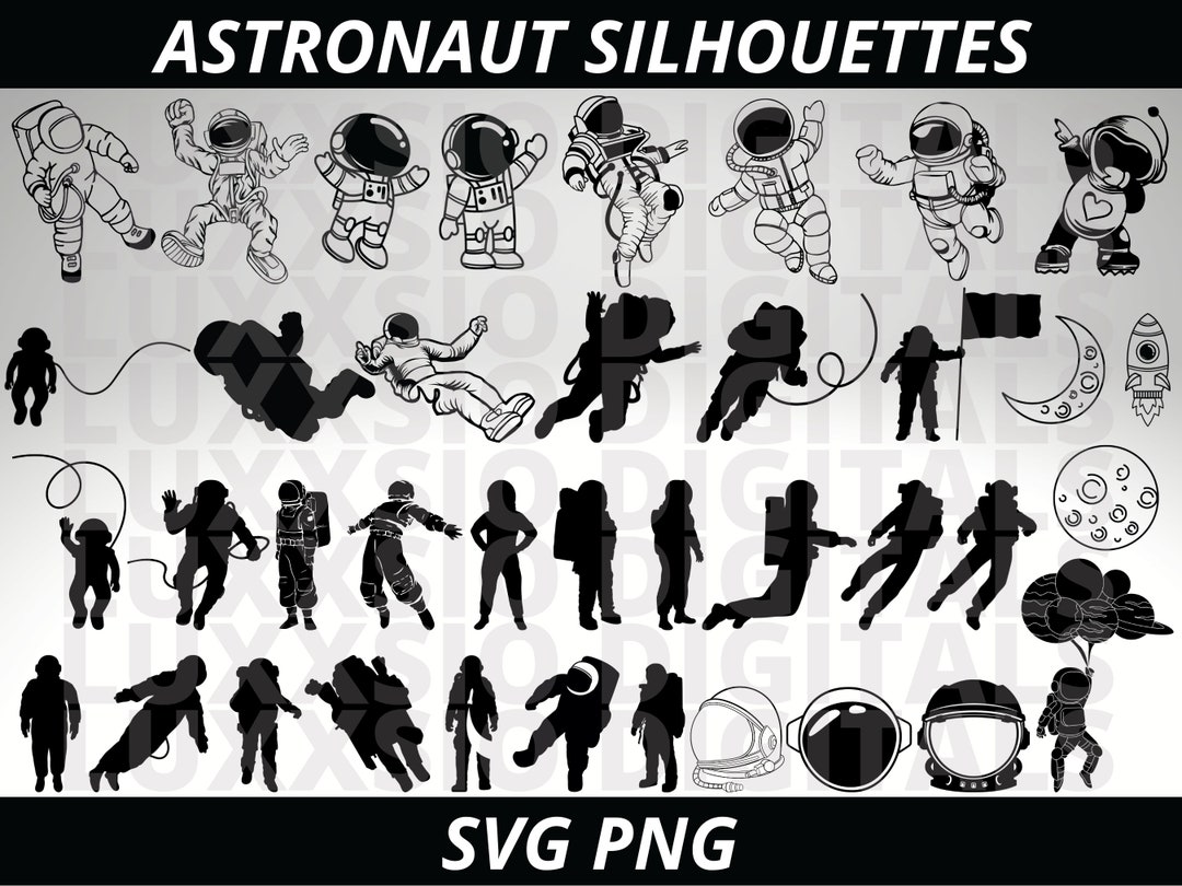 Astronaut Svg, Space Svg, Astronaut Clipart, Spaceman Svg, Svg Files ...