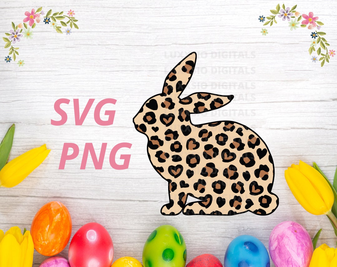 Paashaas Svg, Luipaard Paashaas Svg, Cute Bunny Svg, Pasen Clipart ...