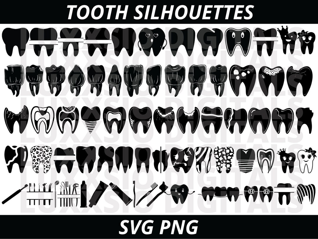 Tooth Svg, Teeth Svg, Dentist Svg, Dental Svg, Tooth Png, Tooth Clipart ...