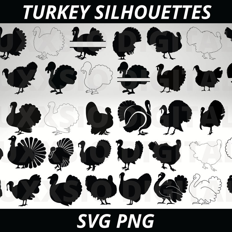 Turkey Svg - Etsy
