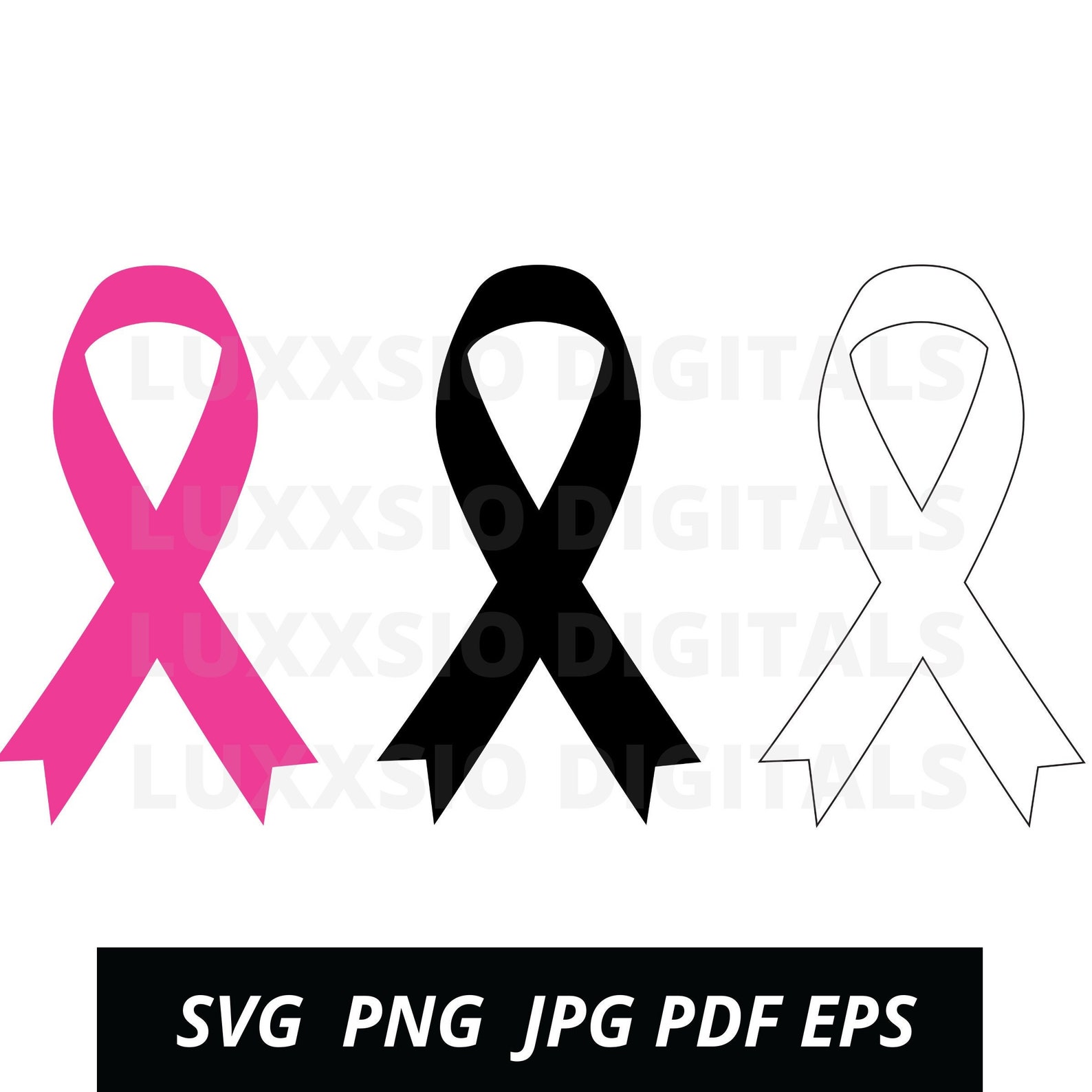Awareness Ribbon Svg Png Jpg Eps Pdf Instant Digital Download - Etsy