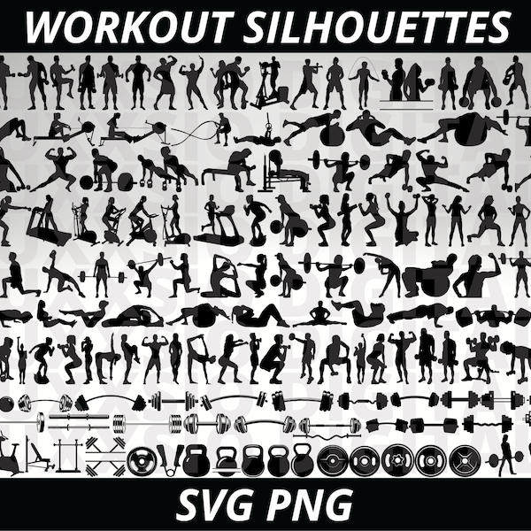 Workout Svg - Etsy
