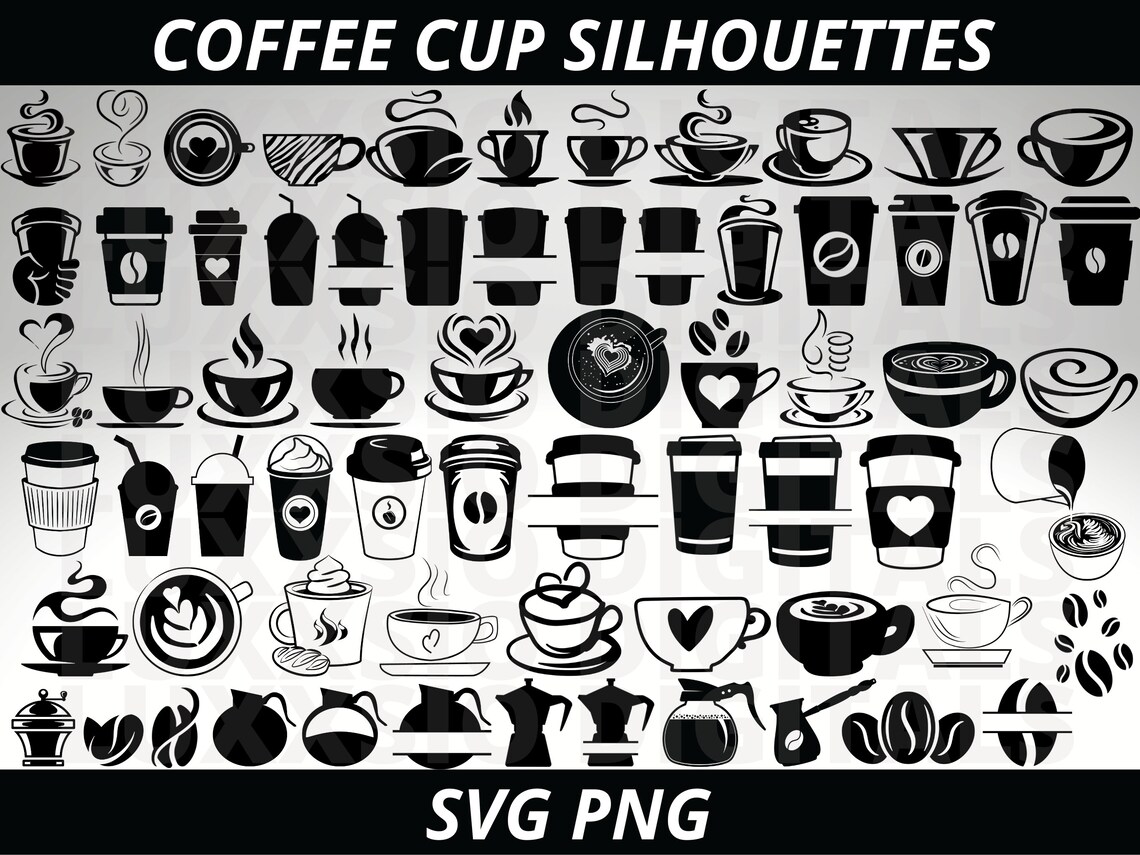 Coffee Cup Svg Coffee Svg Coffee Mug Svg Coffee Clipart - Etsy