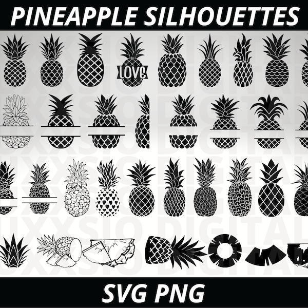 Pineapple Svg - Etsy