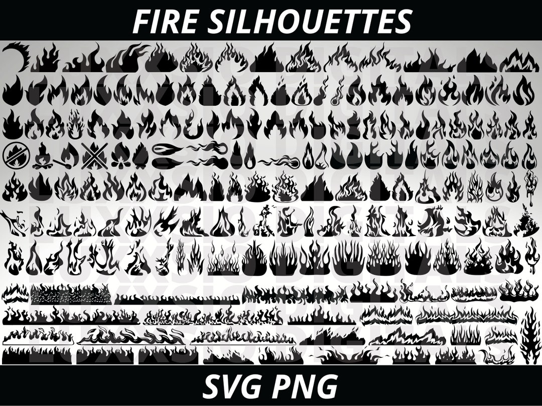 Fire Svg, Flames Svg, Flame Svg, Fire Clipart, Campfire Svg, Fire Flame ...