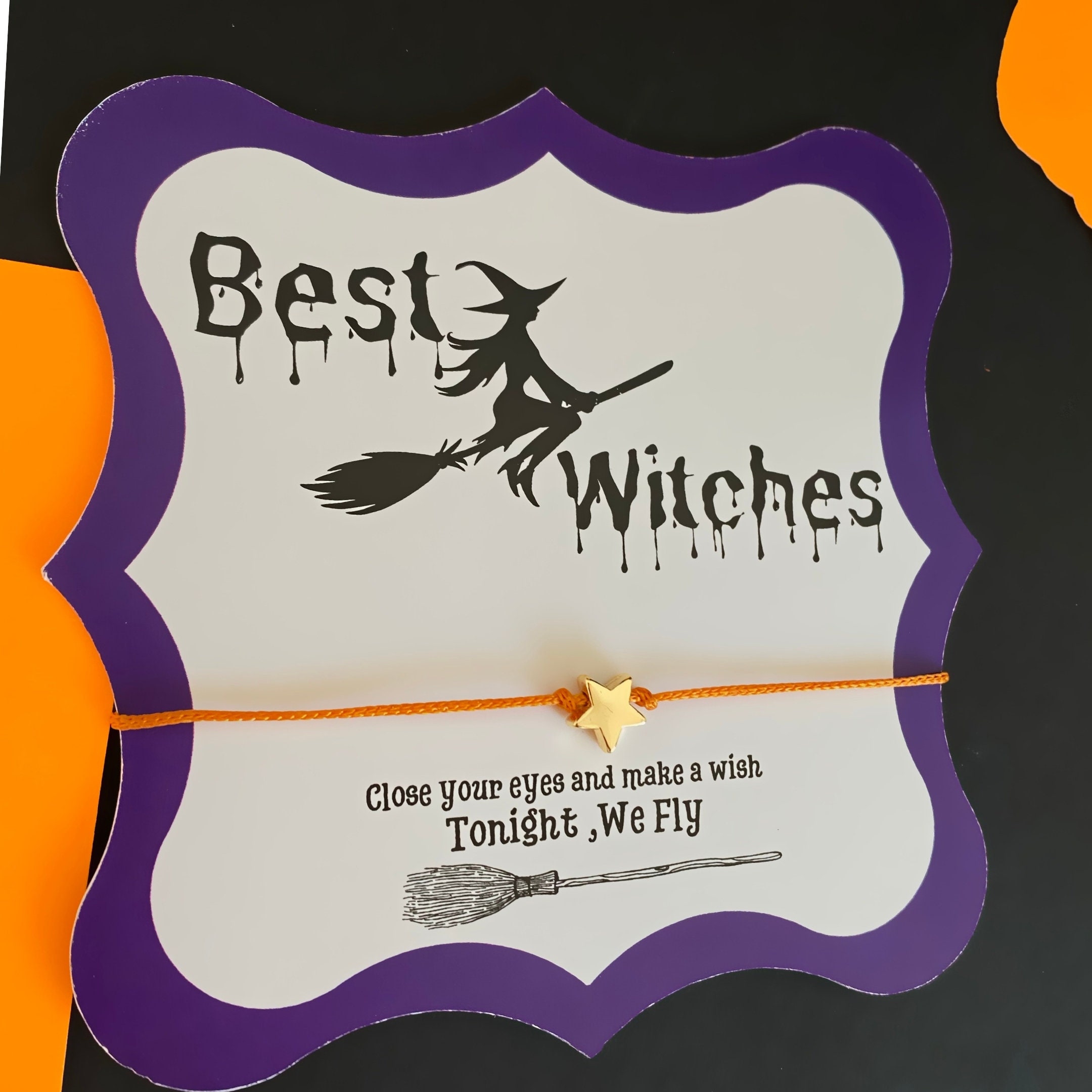Best Witches Best Witches Halloween Halloween Wish Bracelet - Etsy