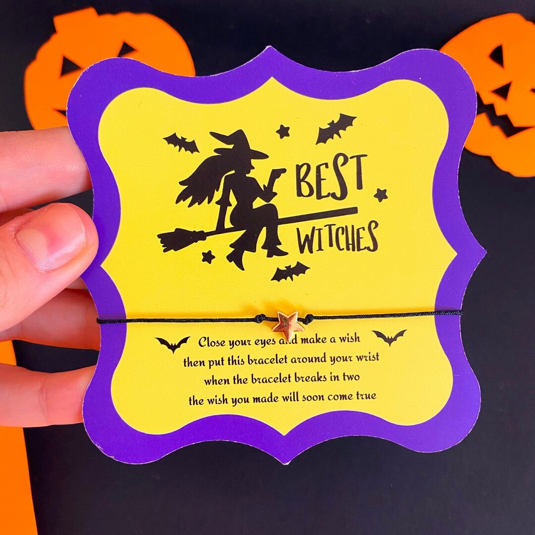 Best Witches Best Witches Halloween Halloween Wish Bracelet - Etsy