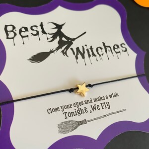 Best Witches Best Witches Halloween Halloween Wish Bracelet - Etsy
